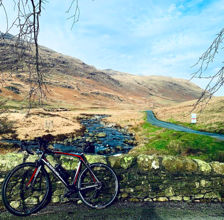 CYCLING IN CUMBRIA / LOOP UP & OVER THE WRYNOSE PASS / WITH NEAR-CRASH ...